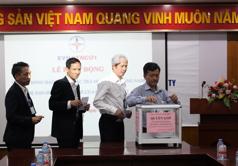 GENCO1 quyên góp ủng hộ người dân bị ảnh hưởng bão số 12 | Tạp chí Năng ...